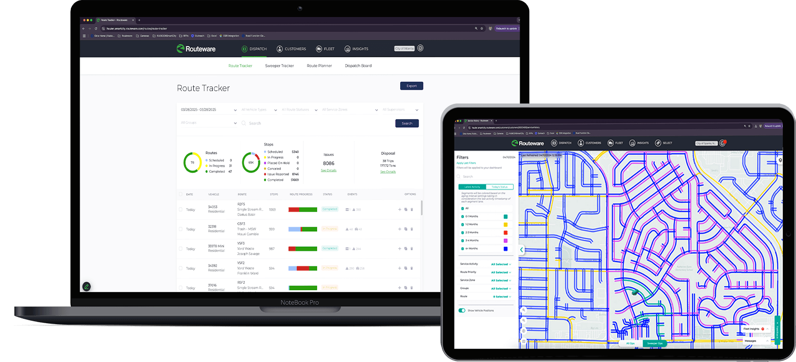 Street Sweeper Software Solutions - Routeware